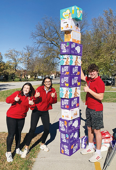 Annual pro-life diaper drive far surpasses goal for 2021